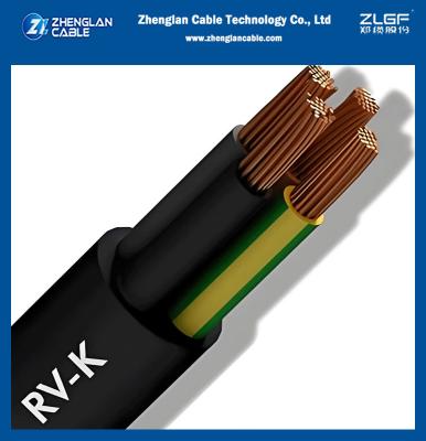 China 3.6 KV 전력 케이블 RV-K 유연성 구리 도체 PVC 자켓 for sale