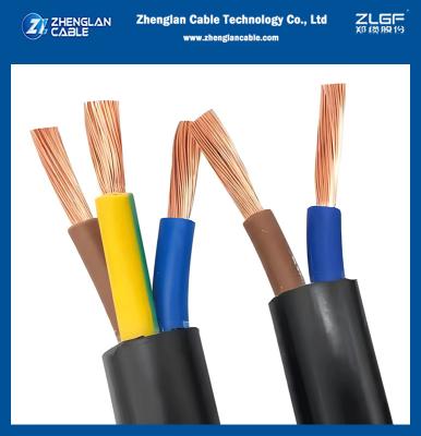 China 유연한 PVC 자켓 RV-K 케이블 0.6/1KV, 산업 환경용 원형 도체 for sale