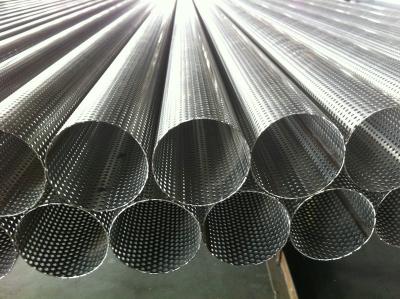 中国 OEM はミクロンの円形の鋼鉄管によって穴があいた金属の管の飾を合金にします 販売のため