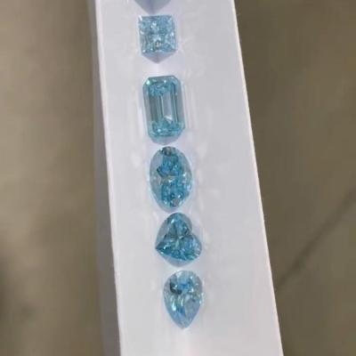 China lab created colored diamonds Blue Diamonds Jewelry Production Prime Source Round lab grown diamond for sale