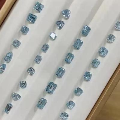 China lab created colored diamonds Blue Diamonds Jewelry Production Prime Source Round lab grown diamond for sale