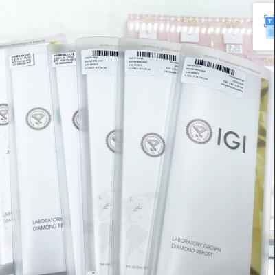 中国 CVD クッション形1.76ct G VVS1 IGI認定 クッション形 ラボ栽培 白いダイヤモンド 販売のため