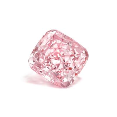 China Sakura Pink Kissenform Laborgewachsen Diamanten Fancy Pink VVS-VS IGI Zertifiziert CVD Synthetischer Diamant zu verkaufen
