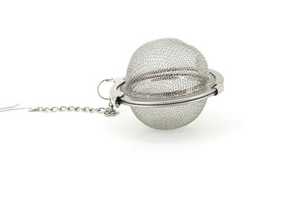 Cina Filtro d'argento di Infuser della palla di tè della maglia del filtro dal tè dell'acciaio inossidabile del filtro dalla rete metallica per la teiera in vendita