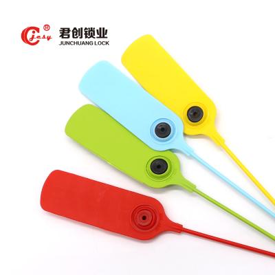 China JCSY JCPS005 Cadeia de segurança auto-bloqueável personalizada vedações comprimento 200.1mm vedação de plástico carregamento vedação de porta de caminhão à venda