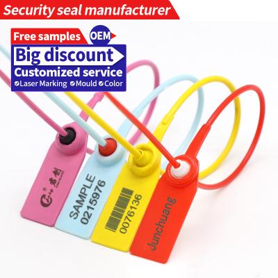 China JCPS003 300 mm/400 mm/500 mm/700 mm vedação de plástico de segurança para sacos banco fita de vedação de plástico flexível pequenas tiras de vedação de plástico à venda