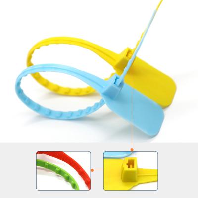 Cina Cintura sigillo di sicurezza di plastica JCPS119 a prova di manomissione Tirare stretta 6 mm in vendita