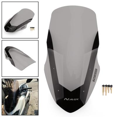중국 Yamaha Nmax125 Nmax155 앞 유리 디플렉터 용 ABS 오토바이 앞 유리 판매용