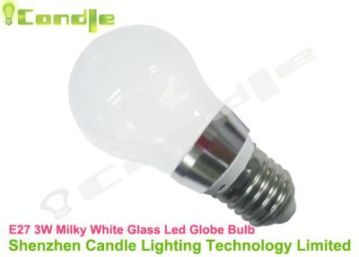 Cina Il risparmio energetico 220v 3w ha glassato le lampadine E27 4000k del globo per Lighiting domestico in vendita