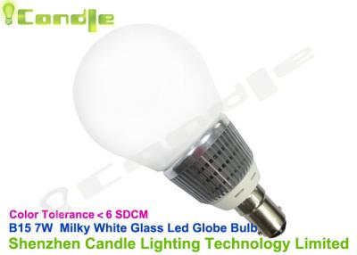 Cina 550lm - 750lm B15 7w 360 ha condotto la lampadina 3000k con la copertura di vetro trasparente di alluminio in vendita