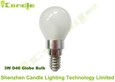 Cina Il vetro glassato 360 di Dimmable ha condotto il watt E14 della lampadina 3 per illuminazione del negozio con il CE ROHS in vendita