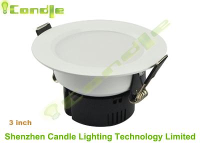 China 240lm Epistar/SMD Dimmable llevó Downlights 3W para la sala de exposición, tres años de garantía en venta