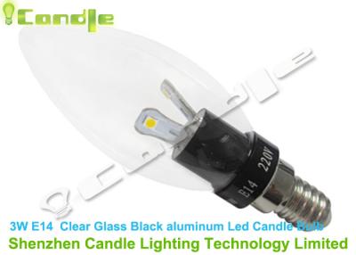 Cina l'alto lume di 270lm 280lm ha condotto la lampadina della candela un bianco caldo 2700k - 3200k di 3 watt in vendita