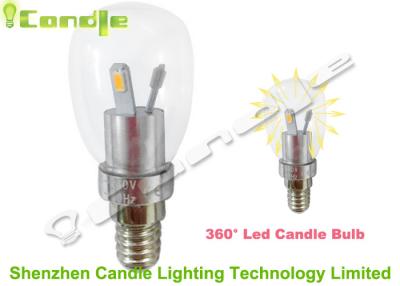 Cina L'alto lume di alluminio bianco puro ha condotto il CE a forma di testa piatta della candela 3watt E14 E17 della lampadina in vendita