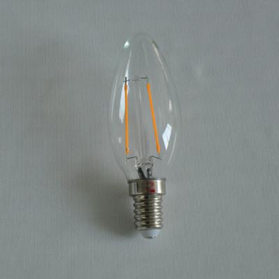 Cina La lampada della lampadina del filamento di E14 2W LED con 2700k riscalda il bianco per illuminazione commerciale in vendita