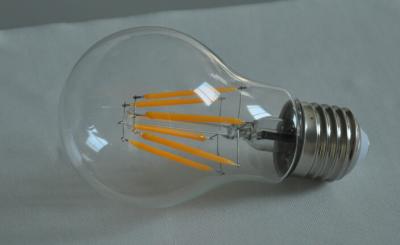 Cina 650lm E27 ha condotto la luce 2700k Dimmable del filamento principale 6w della luce di lampadina in vendita