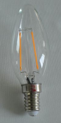 Cina 2w 230lm ha condotto la lampadina della candela del filamento un angolo d'apertura da 360 gradi con ecologico in vendita