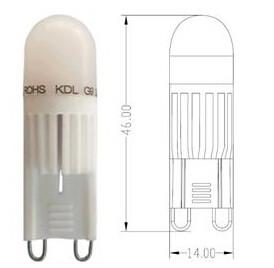 Cina Il bianco/bianco bianco/fresco G9 della natura ha condotto la lampadina Dimmable riscalda 14mm 12mm in vendita