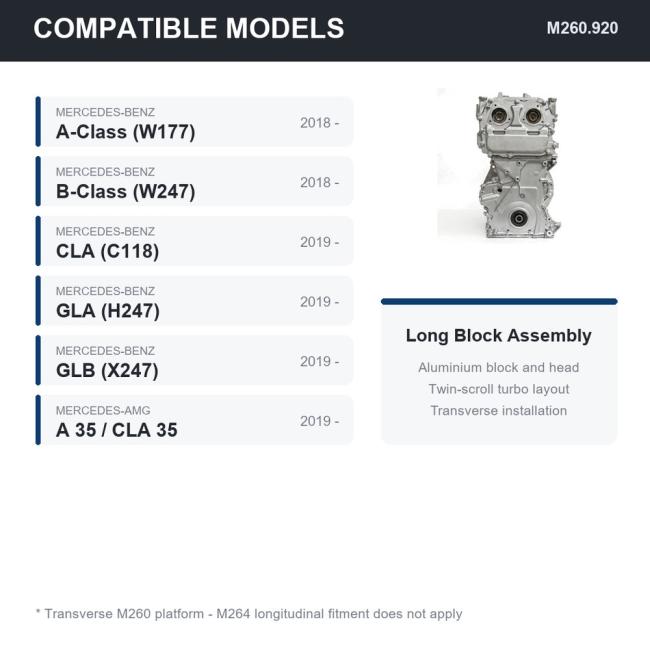 M260.920 Compatible Models