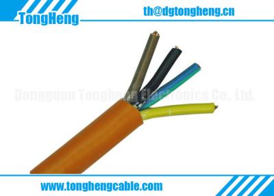 China Tear and Coolant Resistant Flexible Coloured Coded Conductors Customized PUR Cable for sale