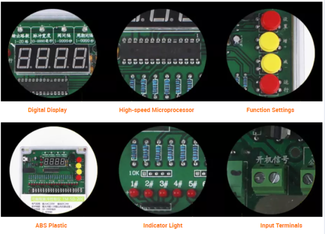 8 Lines Dust Collector Pulse Jet Valve Sequential Timer Controller 0