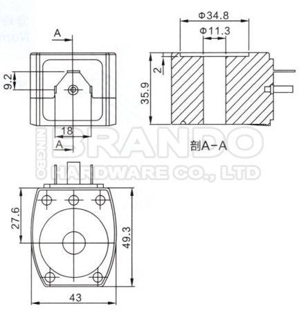 MP-C-146 ASCO Type Solenoid Valve Coil 24V 48V 110V 115V 220V 230V 0