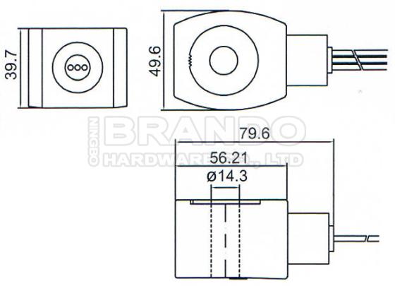 MP-C-080 ASCO Type Solenoid Coil 24V 110V 120V 220V 240V 238610-132-D 0