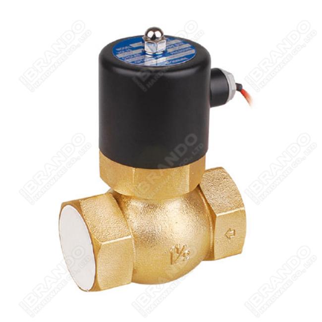 2L-10 3/8'' Steam Brass Solenoid Valve 2 Way Normally Closed 24V 220V 1