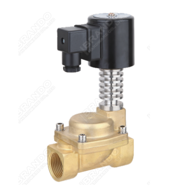 2L-10 3/8'' Steam Brass Solenoid Valve 2 Way Normally Closed 24V 220V 6
