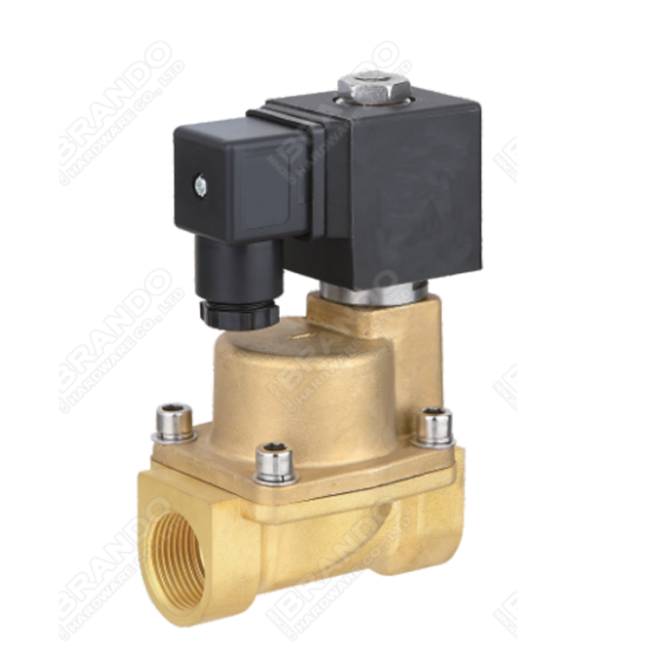 2L-10 3/8'' Steam Brass Solenoid Valve 2 Way Normally Closed 24V 220V 2