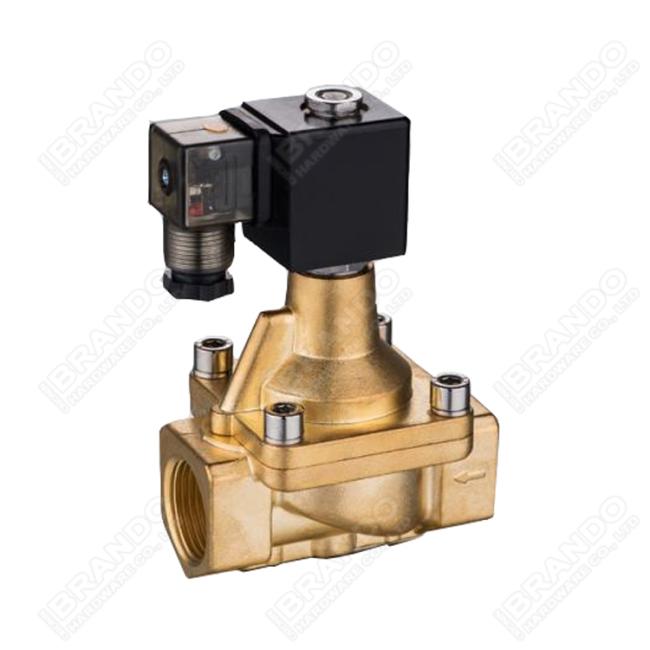 2L-10 3/8'' Steam Brass Solenoid Valve 2 Way Normally Closed 24V 220V 3
