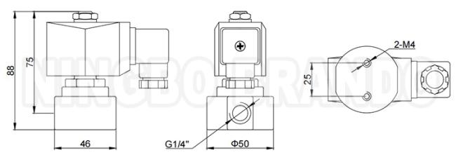 700 bar 10000 PSI High Pressure Solenoid Valve1/4'' 220V 110V 24V 12V 0