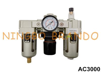 China Lubrificador pneumático AC3000-02 do regulador do filtro de ar da unidade de FRL à venda