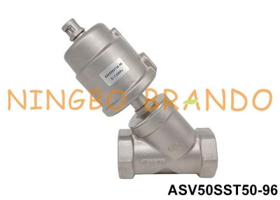 China 2'' DN50 2/2 Wege Pneumatischer Winkel Sitzventil Kolben betätigt zu verkaufen