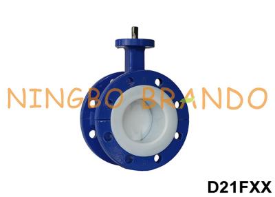 중국 PTFE 류의 두 배 플랜지 헤드리스 버터플라이 밸브 DN40 ~ DN600 판매용