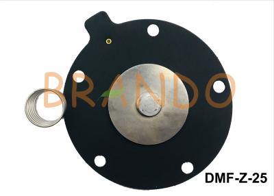 Modifique NBR para requisitos particulares negro el diafragma medio D25 de la válvula del pulso del aire de 1 pulgada en sistema del filtro de la bolsa anti polvo