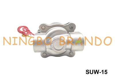 중국 G1/2” NC 니트릴 격막 스테인리스 2S160-15 SUW-15 Uni-D 유형 솔레노이드 벨브 AC220V 판매용