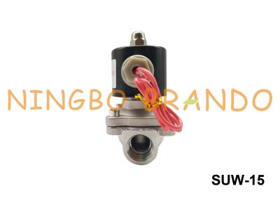 중국 G1/2” NC 니트릴 격막 스테인리스 2S160-15 SUW-15 Uni-D 유형 솔레노이드 벨브 AC220V 판매용