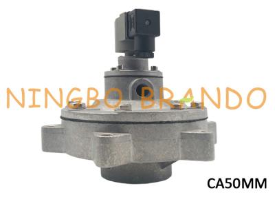 Chine Le réservoir d'alliage d'aluminium de 2 pouces a monté immergent complètement la valve AC220V DC24V CA50MM de jet d'impulsion à vendre