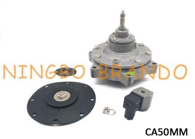 Chine Le réservoir d'alliage d'aluminium de 2 pouces a monté immergent complètement la valve AC220V DC24V CA50MM de jet d'impulsion à vendre
