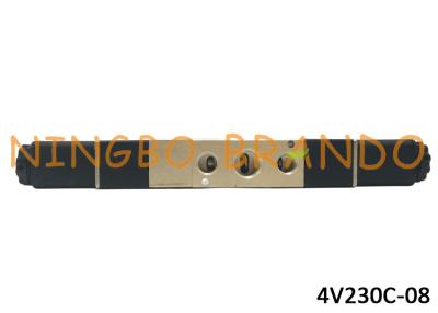 China Tipo válvula electromagnética neumática de AirTAC de la manera de 4V230C-08 5/3 con el cuerpo de aluminio para la automatización AC220V DC24V en venta