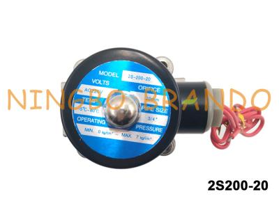 Κίνα Uni-δ τύπος suw-20 βαλβίδα DC24V AC220V νερού σωληνοειδών ανοξείδωτου 2S200-20 G3/4» προς πώληση