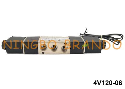 中国 1/8" 4V120-06 Airtacのタイプ空気の電磁弁5の方法2位置24V 販売のため
