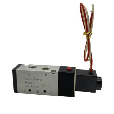 Китай путь 4V310-08 5/2 1/4" клапан внутреннего пилотного одиночного соленоида пневматический продается