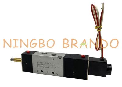 Китай Клапан соленоида терминального Grommet пути 4V330C-08 1/4" 5/3 пневматический продается