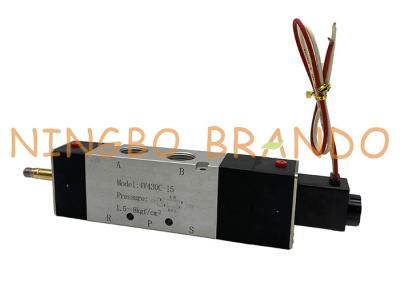 Китай Клапан соленоида пути 4V430C-15 5/3 внутренний пилотный пневматический продается
