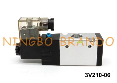 China Type 3 Klep van de Haven Pneumatische Solenoïde 1/8 van 3V210-06 Airtac“ 12 Volt Te koop