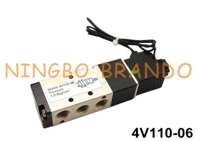 China 4V110-06 1/8" posição pneumática da maneira 2 da válvula de solenoide 5 à venda