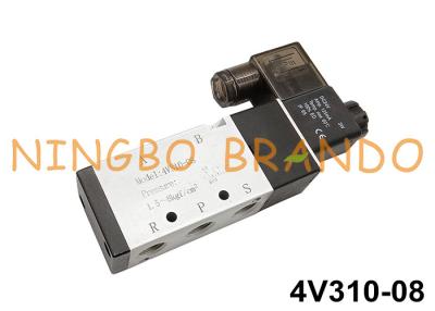 China Bobina neumática de la válvula electromagnética 4V310-08 de la manera del control de aire 5/2 sola en venta