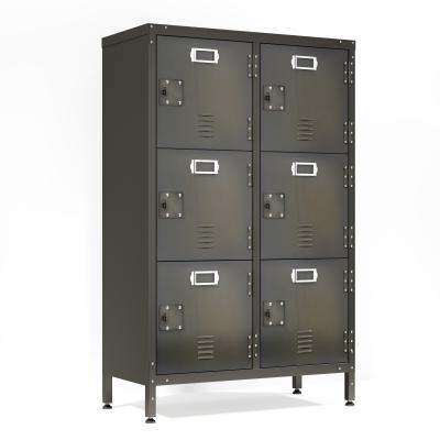 Cina Governo dell'ufficio del metallo degli armadi della porta di stile 6 di design industriale retro in vendita